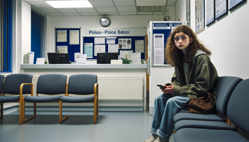What Is the Process for A Child Under Arrest at A Police Station?